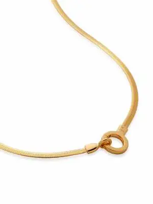 Monica Vinader Snake Chain Necklace - Gold