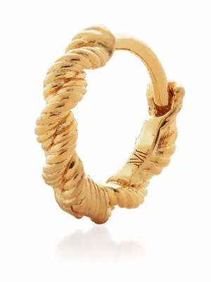 Monica Vinader Corda Huggie Earrings - Gold