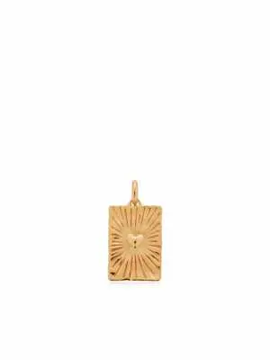 Monica Vinader Talisman Heart Pendant - Gold