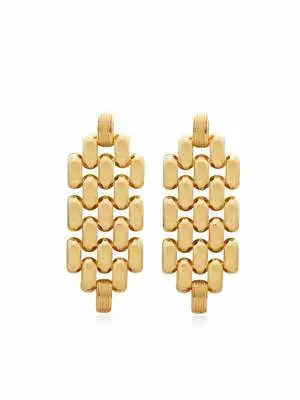 Monica Vinader Heirloom Chain Cocktail Earrings - Gold