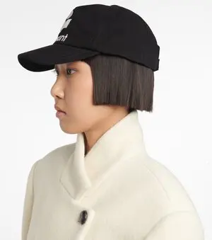 Isabel Marant Étoile Tyron Cotton Baseball Cap - Black