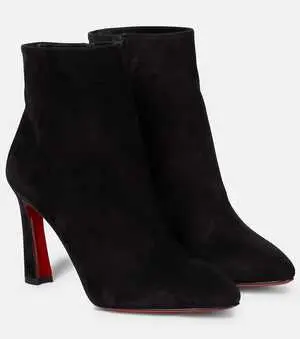 Christian Louboutin Round Toe Ankle Boots