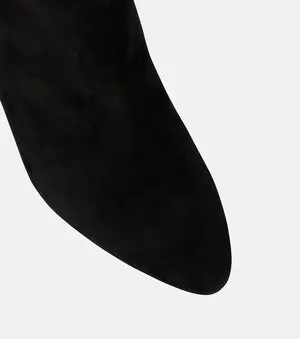 CHRISTIAN LOUBOUTIN Eleonor 85 Suede Ankle Boots