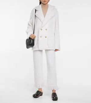 Alanui Cordillera Virgin Wool Fringed Pants