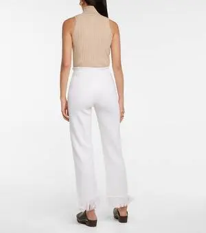 Alanui Cordillera Virgin Wool Fringed Pants