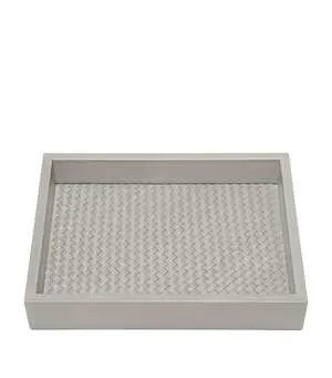 RIVIERE Woven Tray - Grey