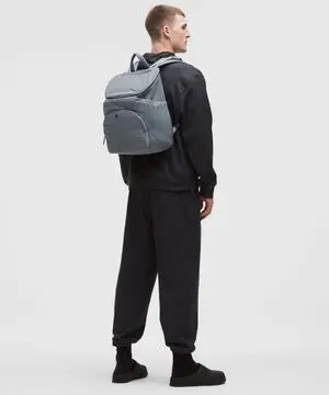 Lululemon 17l New Parent Backpack - Solar Grey/sheer Oak/gunmetal