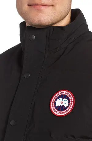 Canada Goose Garson Slim Fit Quilted Down Vest - Black