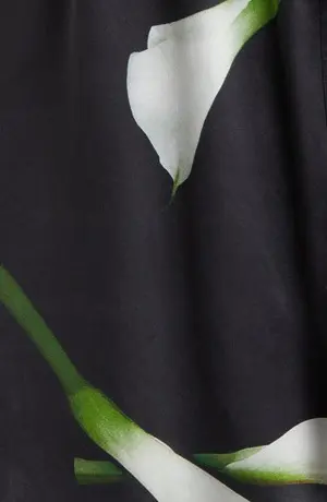 Lunya Washable Silk Robe - Floating Lily Large