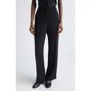 Lafayette 148 New York Gates Wide Leg Pants - Black