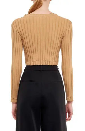 Endless Rose Crop Long Sleeve Top