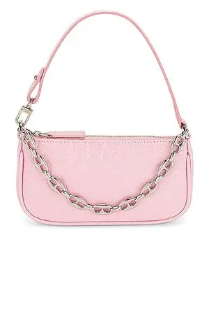 By Far Mini Rachel Bag In Pink