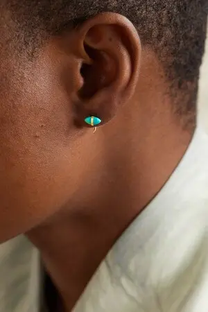 MELISSA JOY MANNING 14-karat Recycled Hoop Earrings