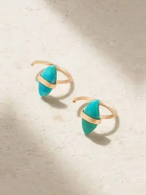 MELISSA JOY MANNING 14-karat Recycled Hoop Earrings - Gold