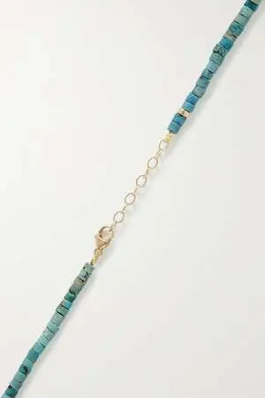 Jia Jia Gold And Necklace - Turquoise