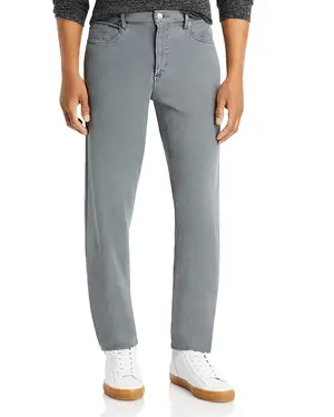 Faherty Brand Stretch Terry Slim Fit Trousers Slate