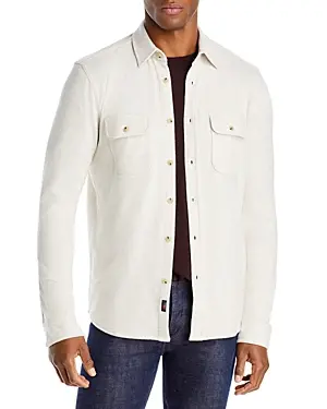 Faherty Brand Legend Textured Shirt Off White