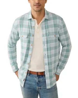 Faherty Brand Legend Textured Shirt West Palm