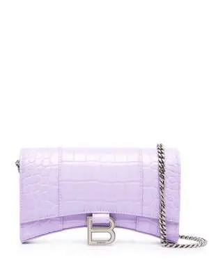 Balenciaga Hourglass Logo Shoulder Bag