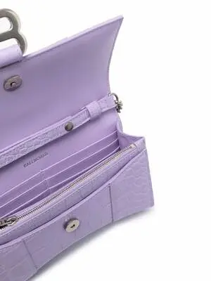 Balenciaga Hourglass Logo Shoulder Bag