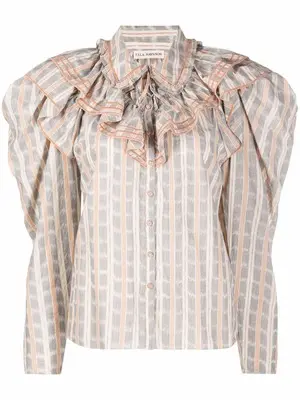 Ulla Johnson Ruffled-neck Blouse