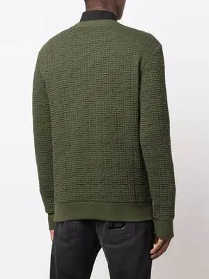 Balmain Monogram Pattern Crewneck Sweatshirt