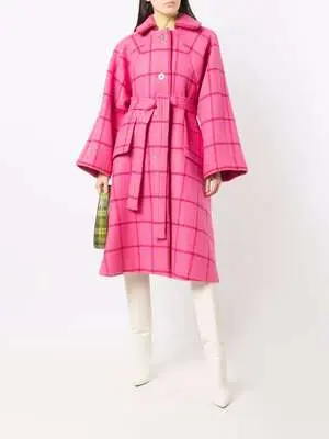 PATOU Mac Check Coat