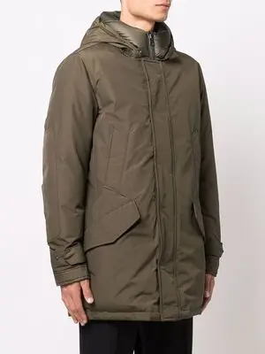 Woolrich Polar High Collar Parka - Green
