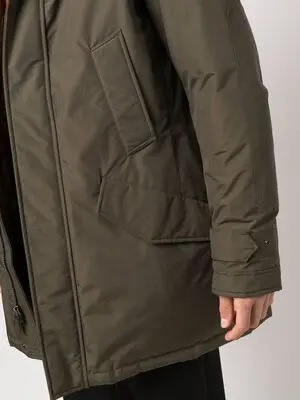 Woolrich Polar High Collar Parka - Green
