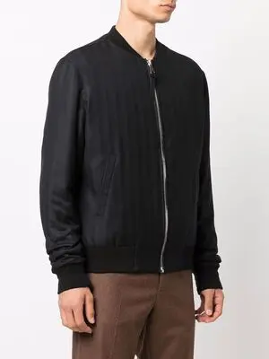 BILLIONAIRE Wolf-print Bomber Jacket