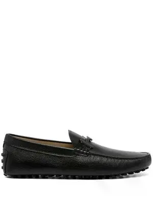 TOD'S Gommini Textured Leather Loafers