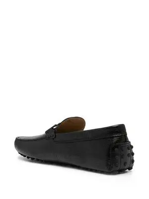 TOD'S Gommini Textured Leather Loafers