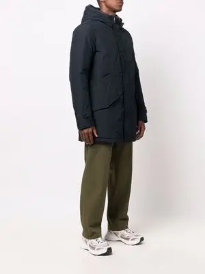 Woolrich Padded Zip-up Hooded Coat