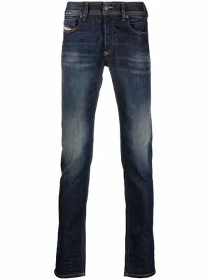 DIESEL® Logo-patch Denim Jeans