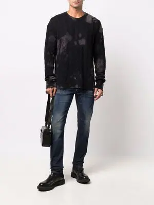 DIESEL® Logo-patch Denim Jeans