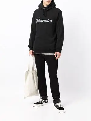 UNDERCOVERISM Cursive Logo-print Hoode