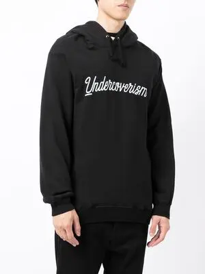 UNDERCOVERISM Cursive Logo-print Hoode