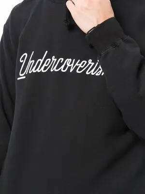 UNDERCOVERISM Cursive Logo-print Hoode