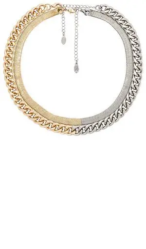 8 Other Reasons Layered Necklace - Two Tone