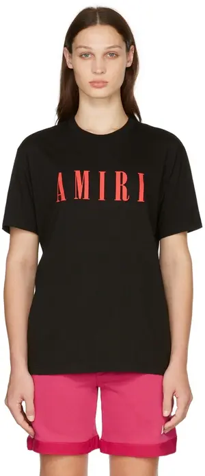 Amiri AMIRI Black Core Logo T-Shirt Black/red-30 Single