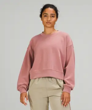 Lululemon Softstreme Oversized Cropped Crew