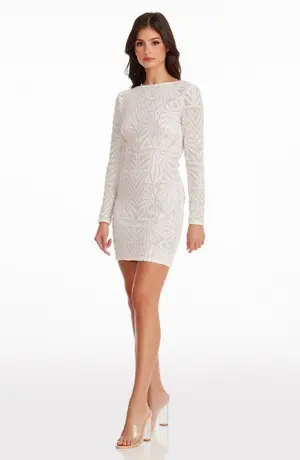 Dress The Population Lola Sequin Mini Dress