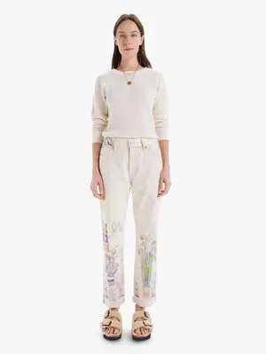 MOTHER The Scrapper Cuff Ankle Fray Superstition Jeans