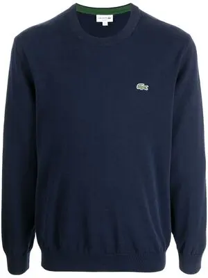 Lacoste Logo Embroidery Sweatshirt - Blue