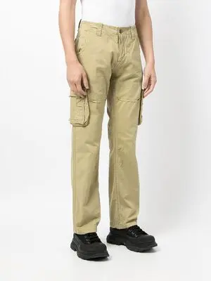 Alpha Industries Straight-leg Cargo Trousers - Brown