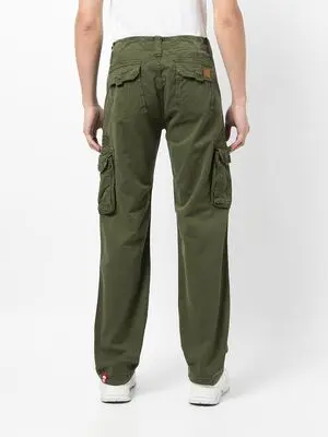 Alpha Industries Straight-leg Cargo Trousers - Green