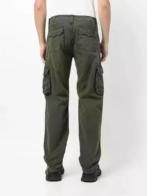 Alpha Industries Straight-leg Cargo Trousers - Grey
