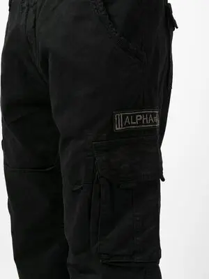 Alpha Industries Logo-detail Cargo Trousers