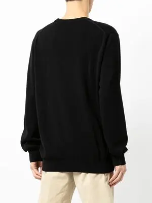 Lacoste Crocodile-embroidered Cotton Sweatshirt - Black
