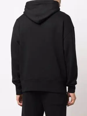 MSGM Logo Print Hoodie - Black